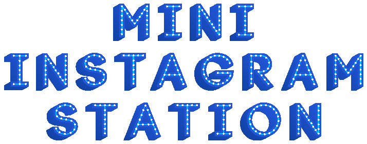 Mini Instagram Station | Photobooth Hong Kong | Photobooth Rental